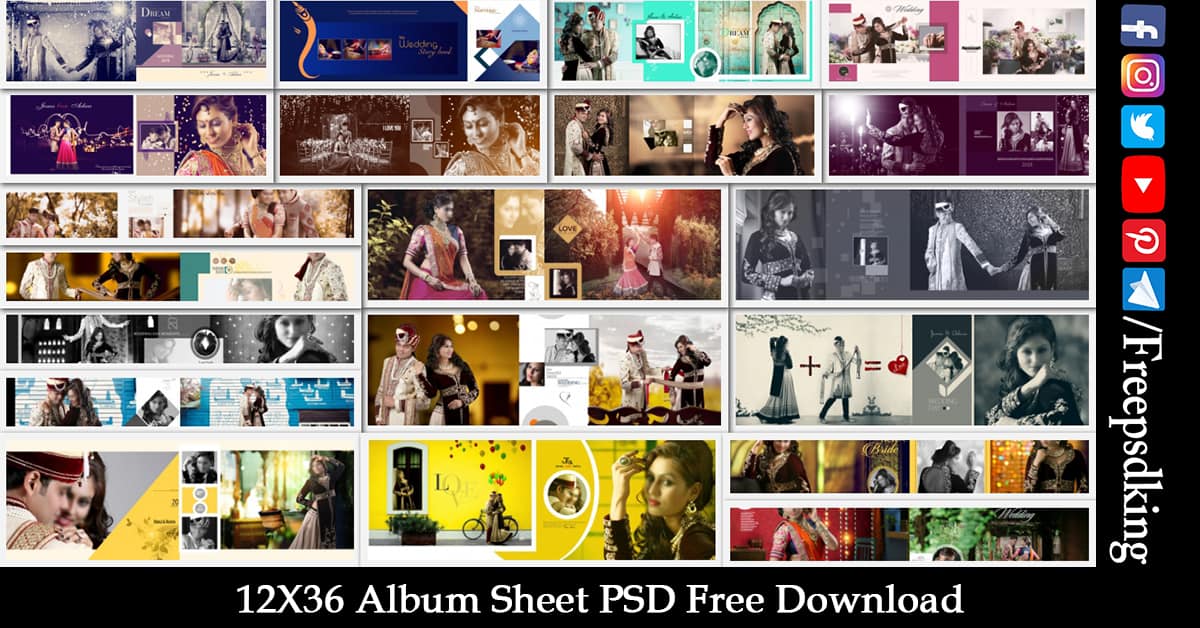 12x36 Album Psd File Free Downloads Psd Free Photoshop