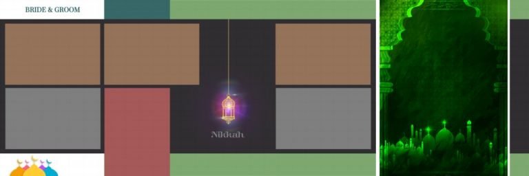 12X36 Muslim Wedding Album Design Free Download - Freepsdking.com