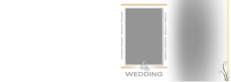 Wedding Album Frame PSD Free Download - Freepsdking.com