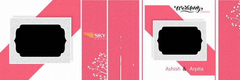 12X36 PSD Wedding Album Cover Page Design PSD Free Download