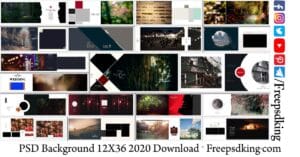 PSD Background 12X36 2020 Download - Freepsdking.com
